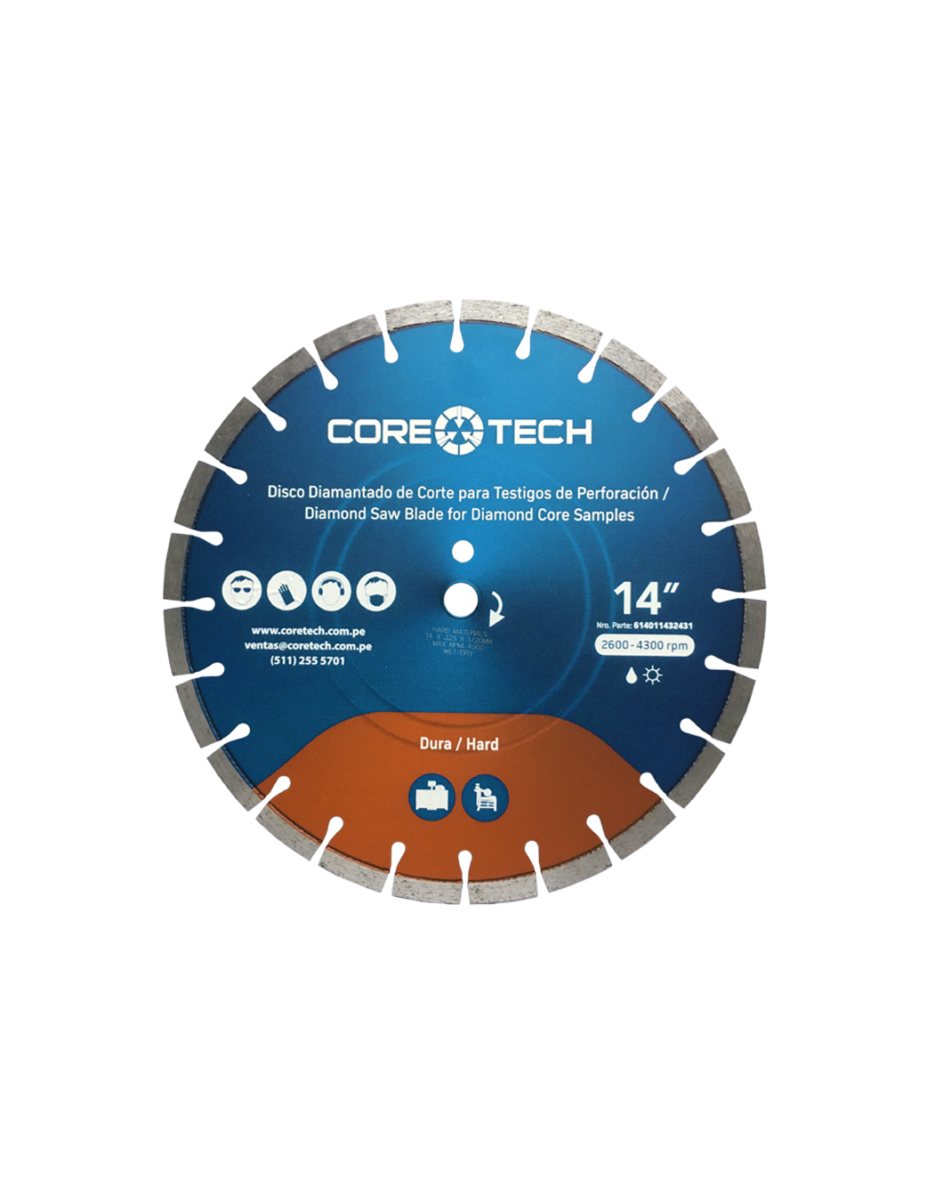 Discos de Corte | Core Tech una marca peruana para la industria minera del Perú